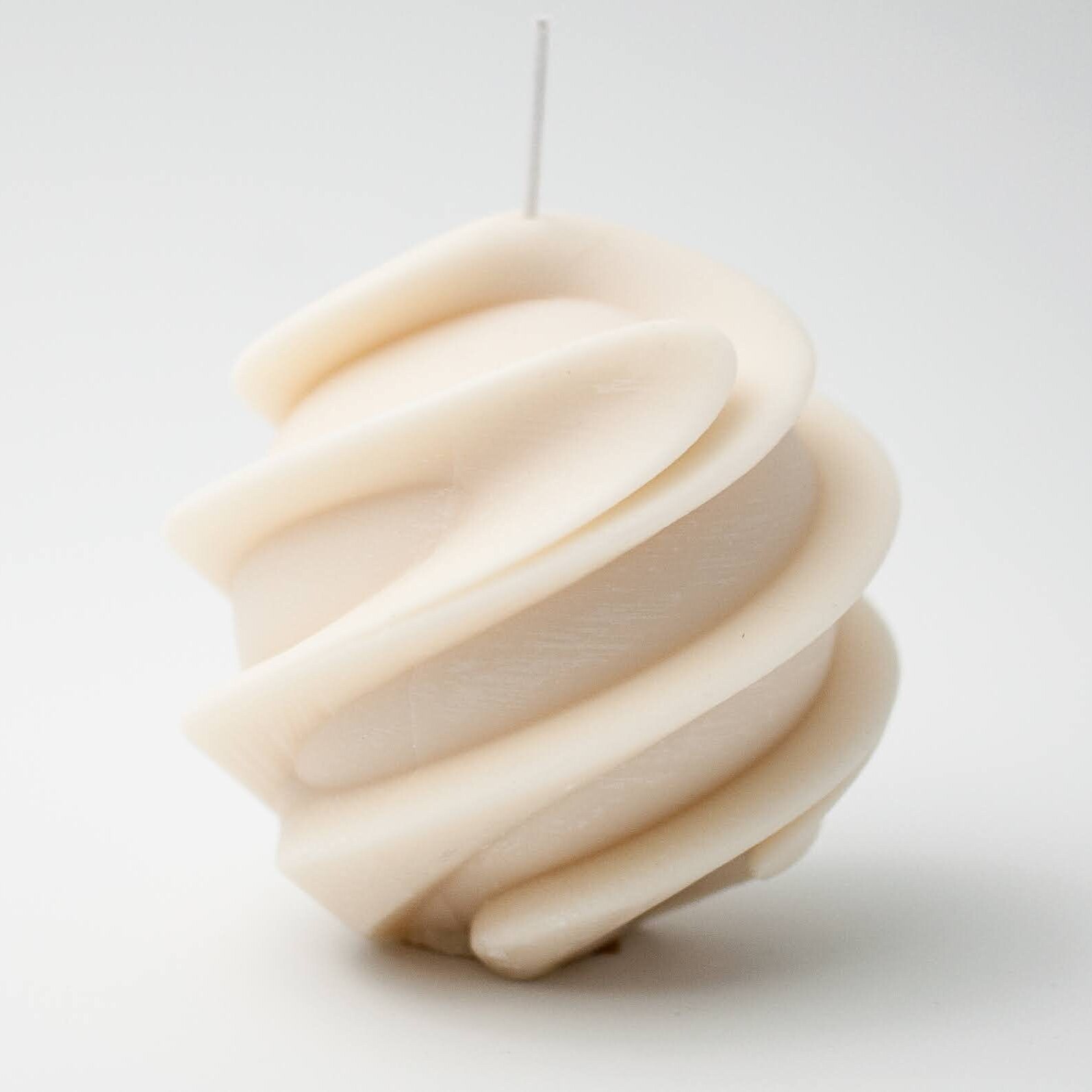 Spiral Saturn Candle / Sphere Planet / Irregular Shape / - Etsy