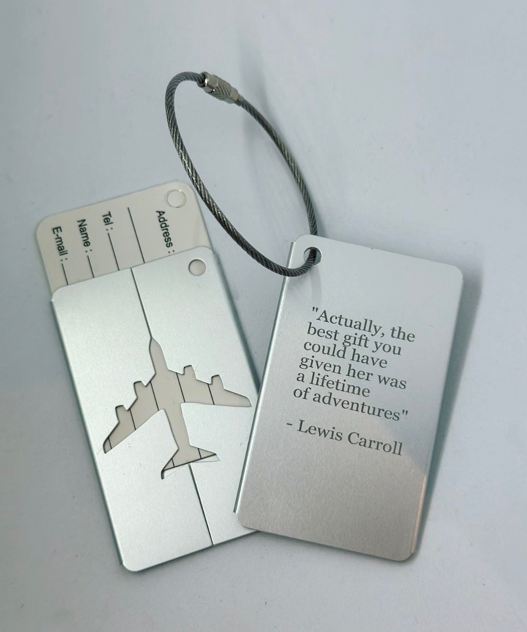 PERSONALISED QUOTE Luggage Tag | Holiday | Travel | Suitcase | Lapland ...