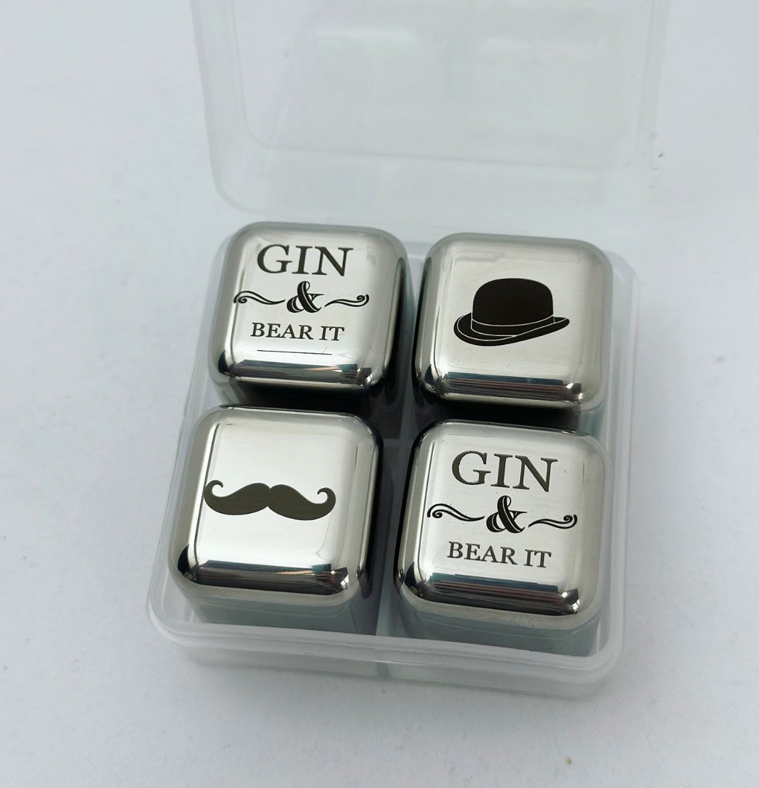 GIN & BEAR IT Vintage Ice Cubes | Gin Stones | Whiskey Stones | Wedding ...