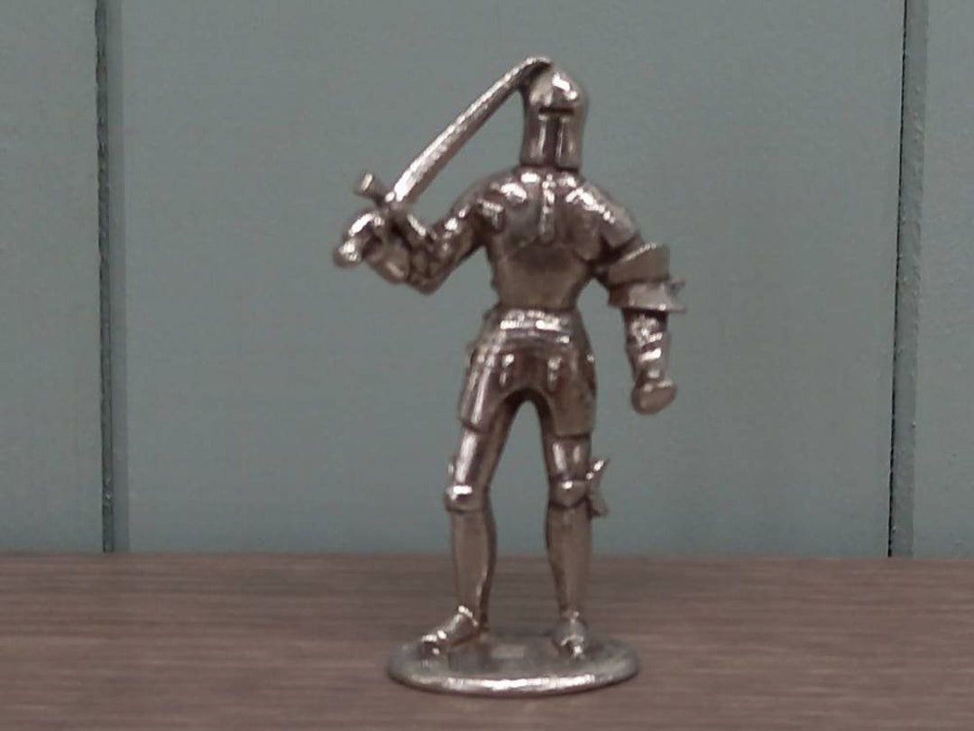 Vintage Toy Pewter Figurine Period, Warrior, Westair. Knight Italian ...