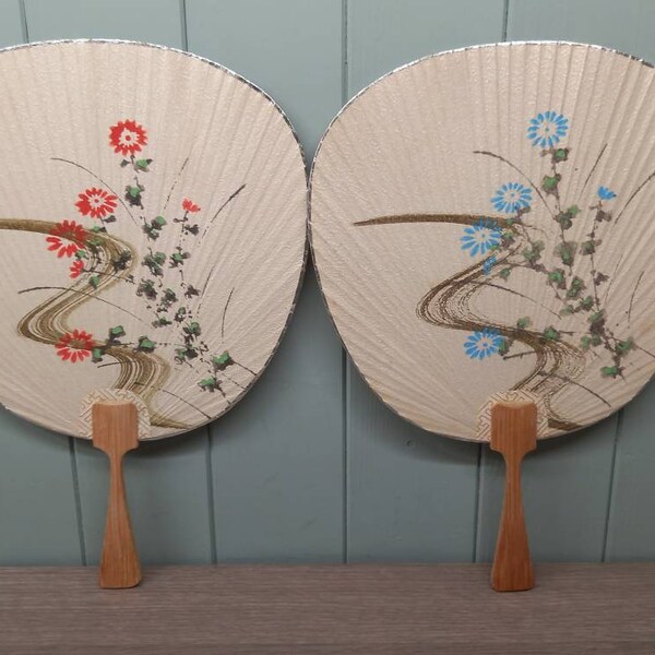 Hand Painted Fan - Etsy UK