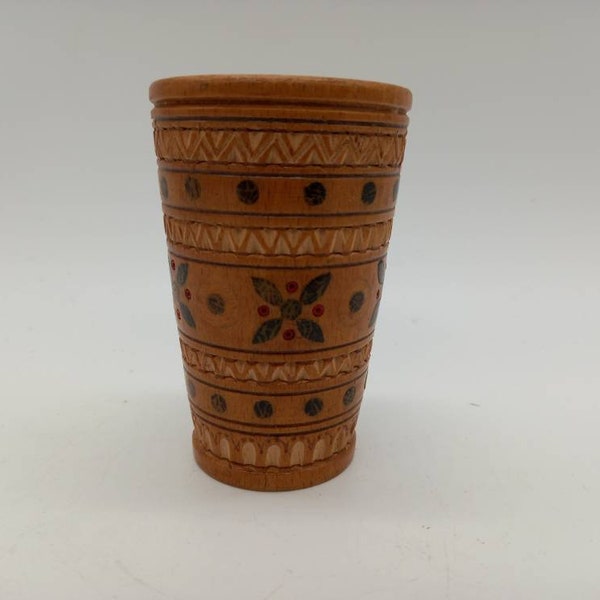 Carved Wooden Cup - Etsy