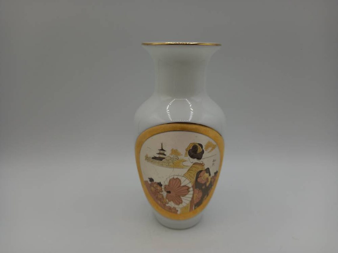 Japanese Vintage Vase Pot. the Art of Chokin. Art Ware. 24K - Etsy