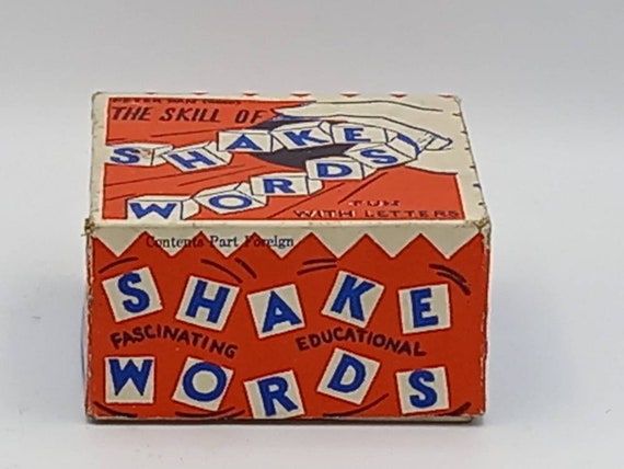 Shake Words Vintage Peter Pan Game. Boxed in England | Etsy UK