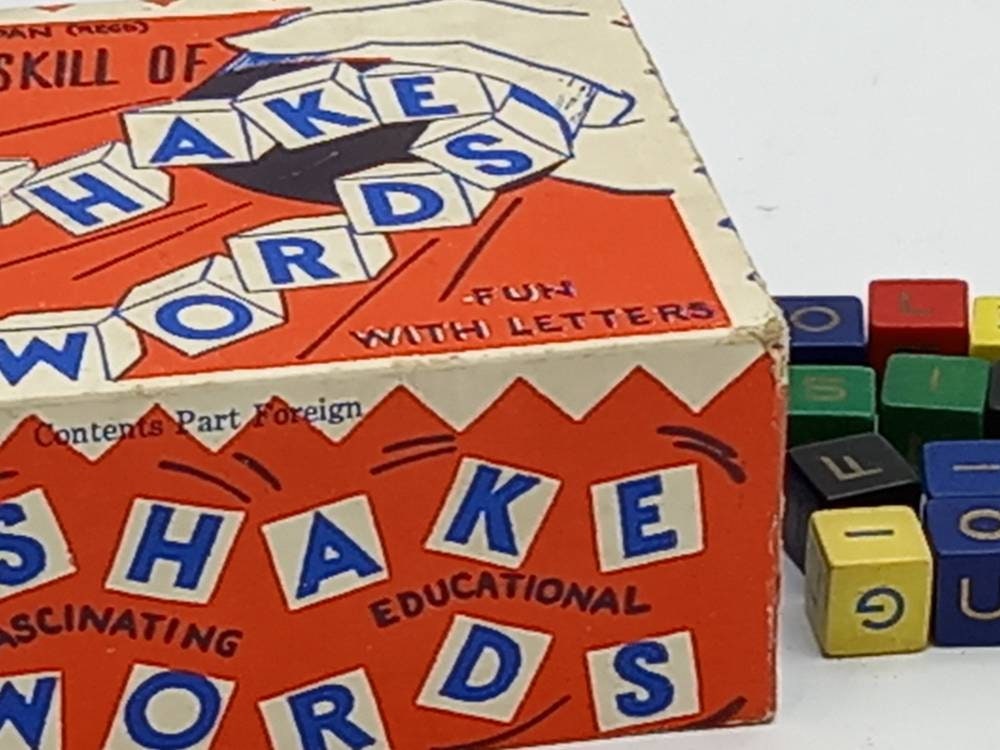 Shake Words Vintage Peter Pan Game. Boxed in England | Etsy UK