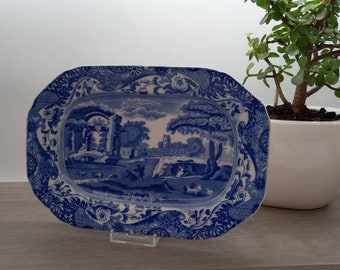 Copeland Italian Spode Square Dish / Plate Previously | Etsy