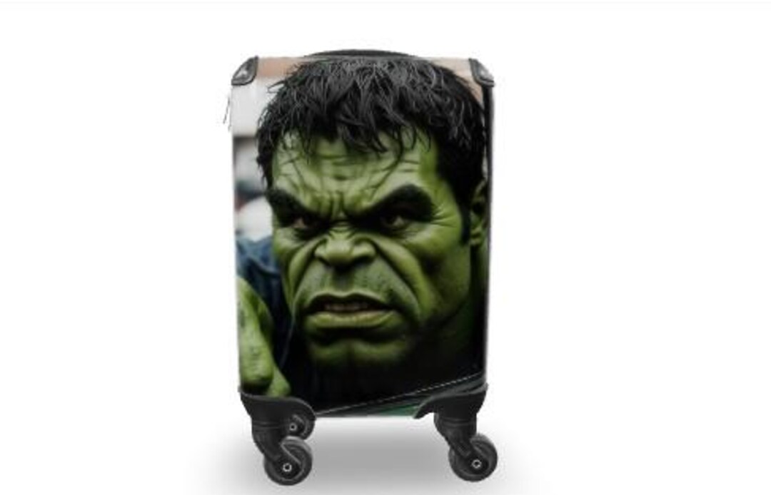 Hulk Suitcase Cabin Luggage Travelling Avengers Super Hero Gifts ...
