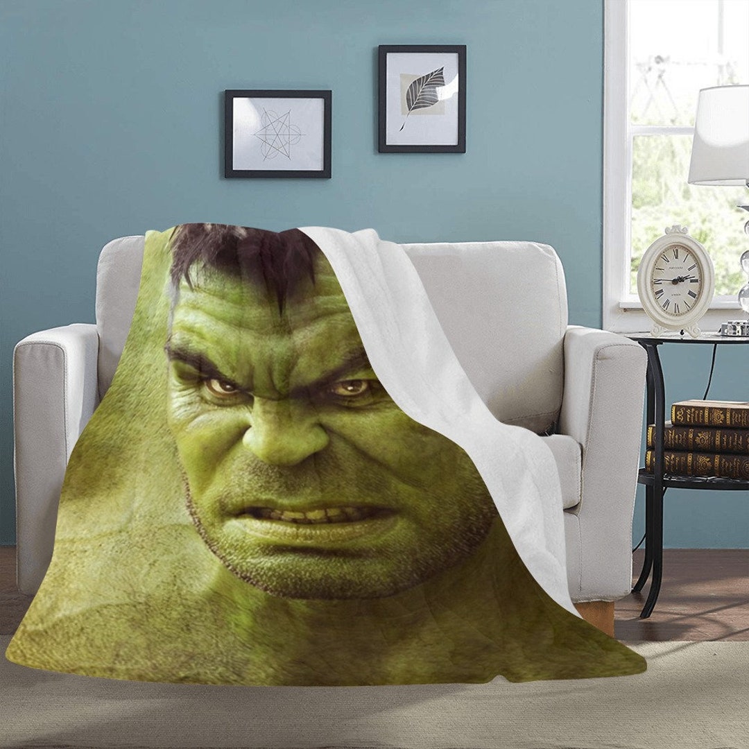 HUGE BEST PRICE Hulk Blanket Fleece Travelling Avengers Super Hero ...
