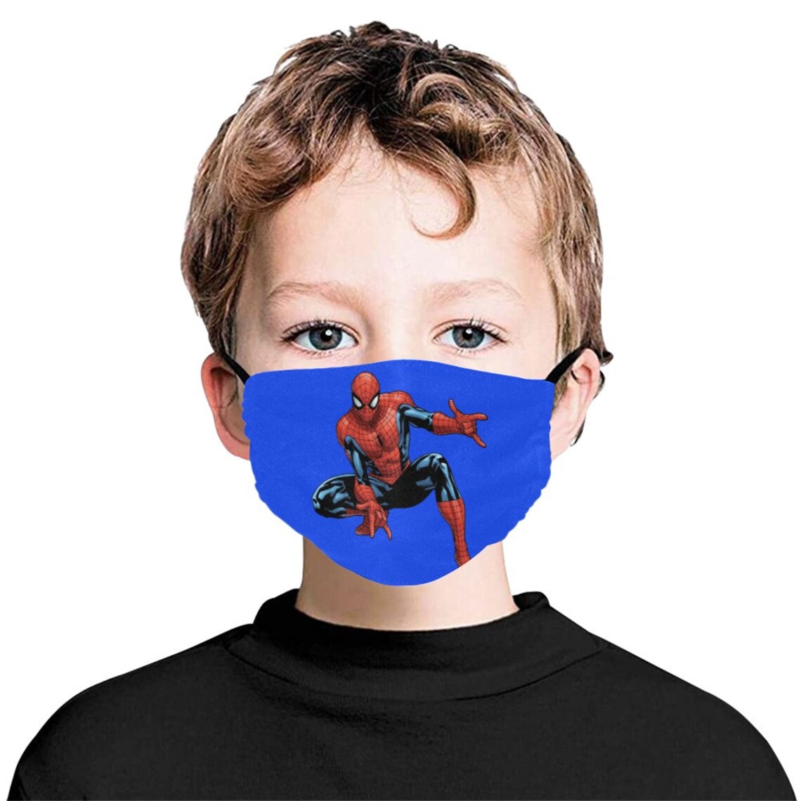 Spiderman Face Mask Super Hero Cotton Covering Cover - Etsy