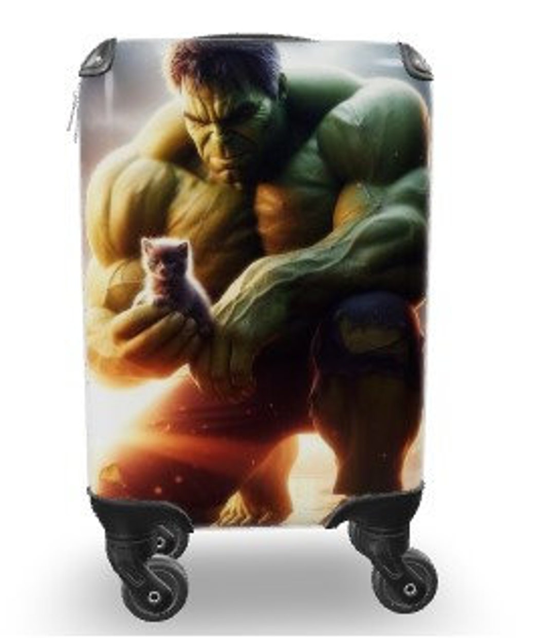 Hulk Suitcase Cabin Luggage Travelling Avengers Super Hero Gifts ...