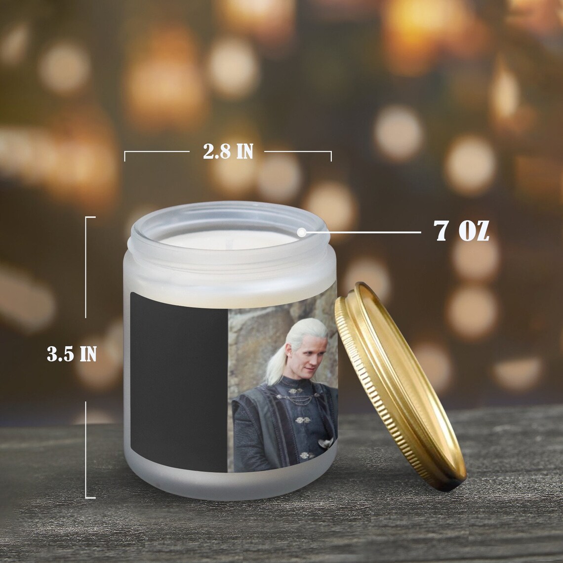 Daemon Targaryen Candle Vanilla Lavender Orange Lemon Scent - Etsy