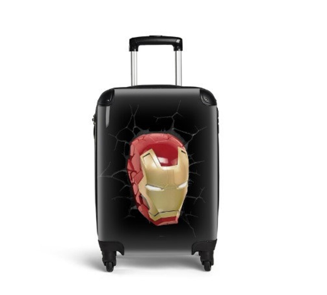 Iron Man Suitcase Cabin Luggage Travelling Avengers Super Hero Gifts ...