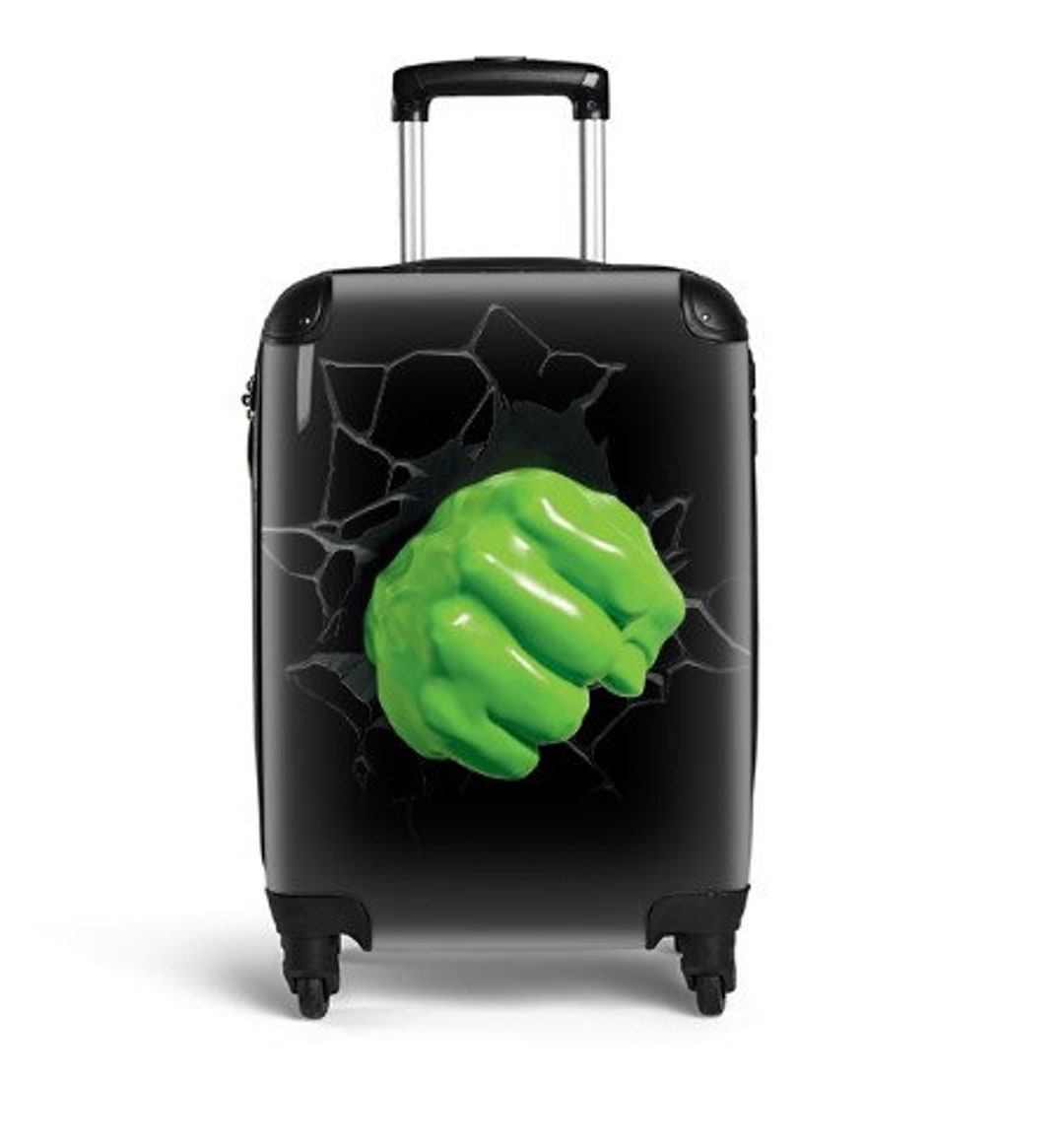 Hulk Suitcase Cabin Luggage Travelling Avengers Super Hero Gifts ...