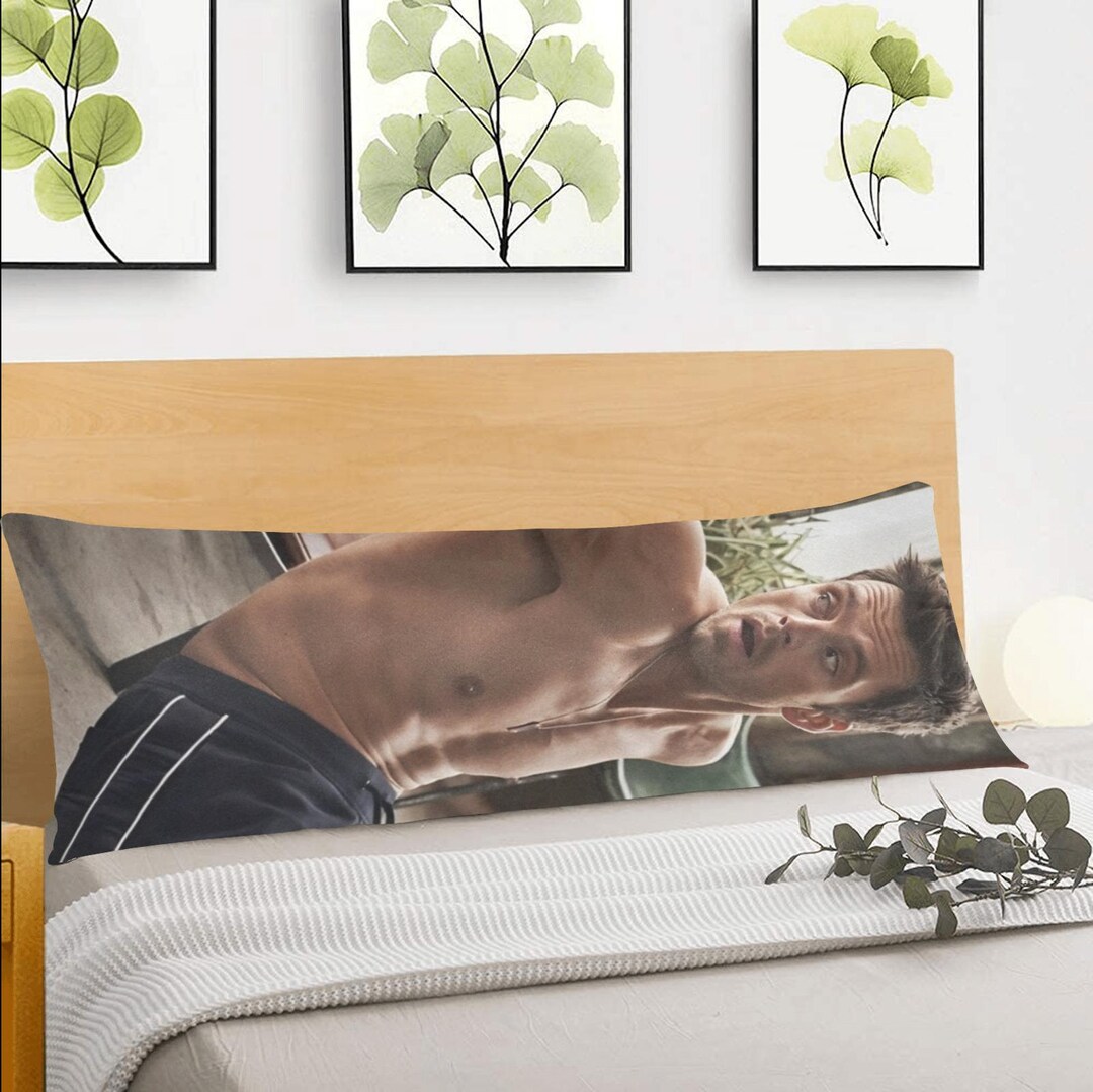 Sebastian Stan Body Pillow Case Soft Cover Double Sided Print Zipper ...