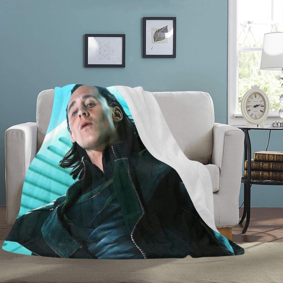 HUGE BEST PRICE Loki Blanket Fleece Travelling Avengers Super Hero ...