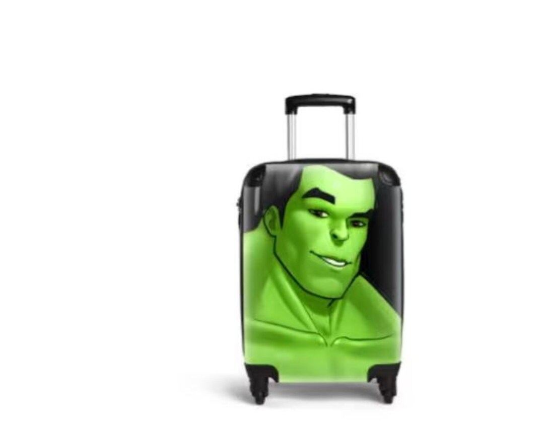 Hulk Suitcase Cabin Luggage Travelling Avengers Super Hero Gifts ...