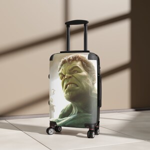 Hulk Suitcase Cabin Luggage Travelling Avengers Super Hero Gifts ...