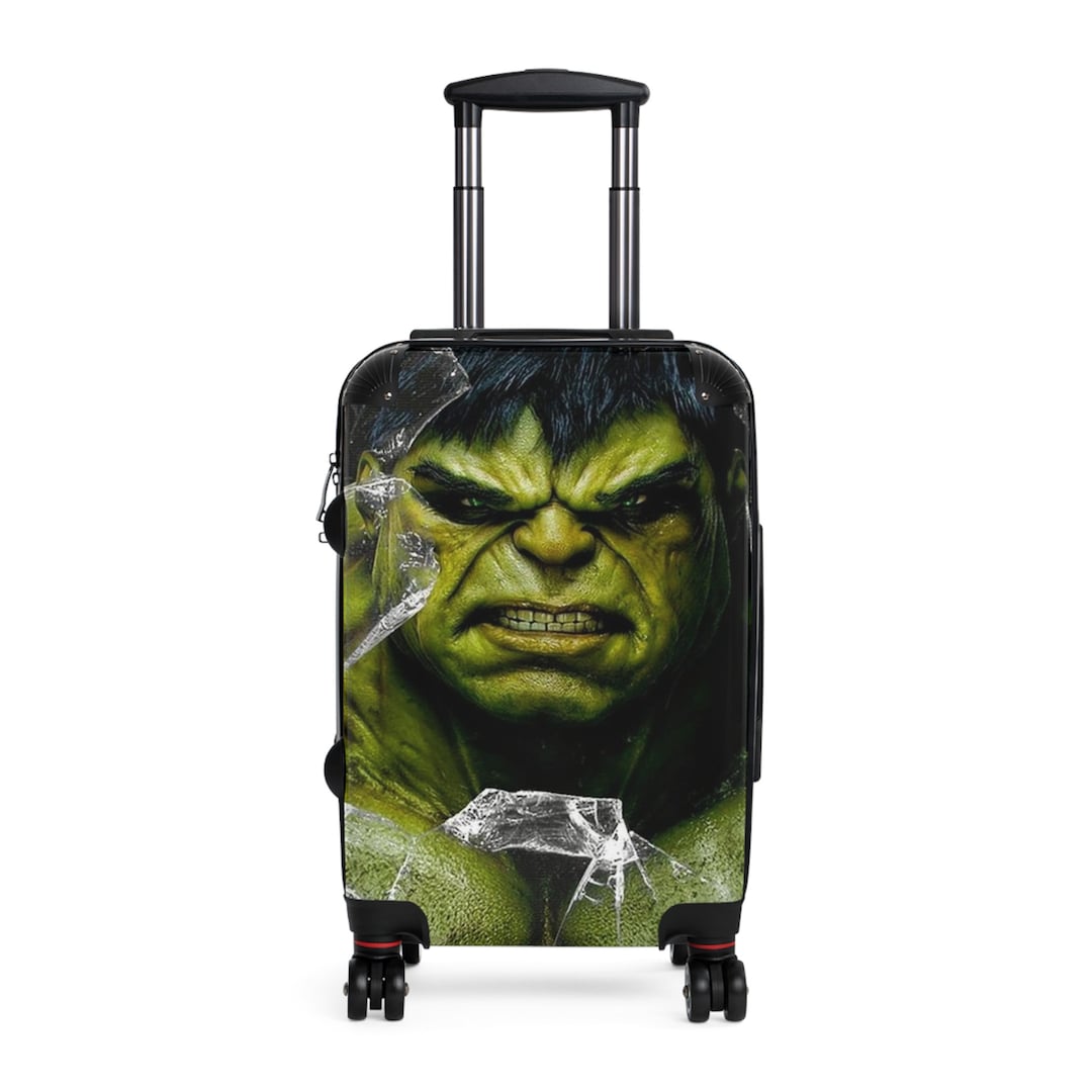 Hulk Suitcase Cabin Luggage Travelling Avengers Super Hero Gifts ...