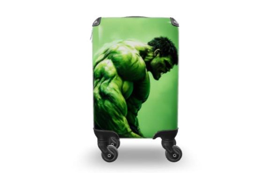 Hulk Suitcase Cabin Luggage Travelling Gifts Birthday Anniversary - Etsy