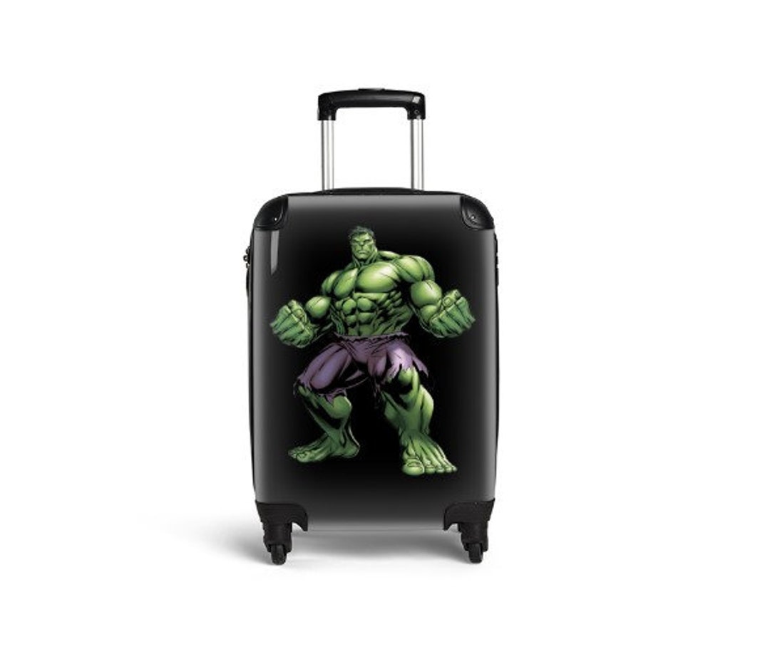 Hulk Suitcase Cabin Luggage Travelling Avengers Super Hero Gifts ...