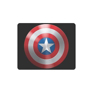 Captain America Shield Mousepad Rectangle Birthday Gifts Mothers ...
