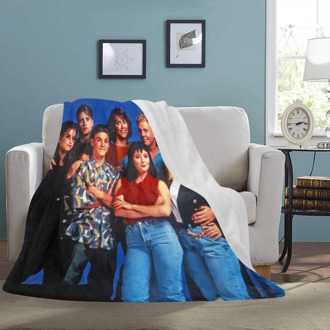 HUGE BEST PRICE Brenda Walsh Blanket Fleece Dylan Mackey Beverly Hills ...