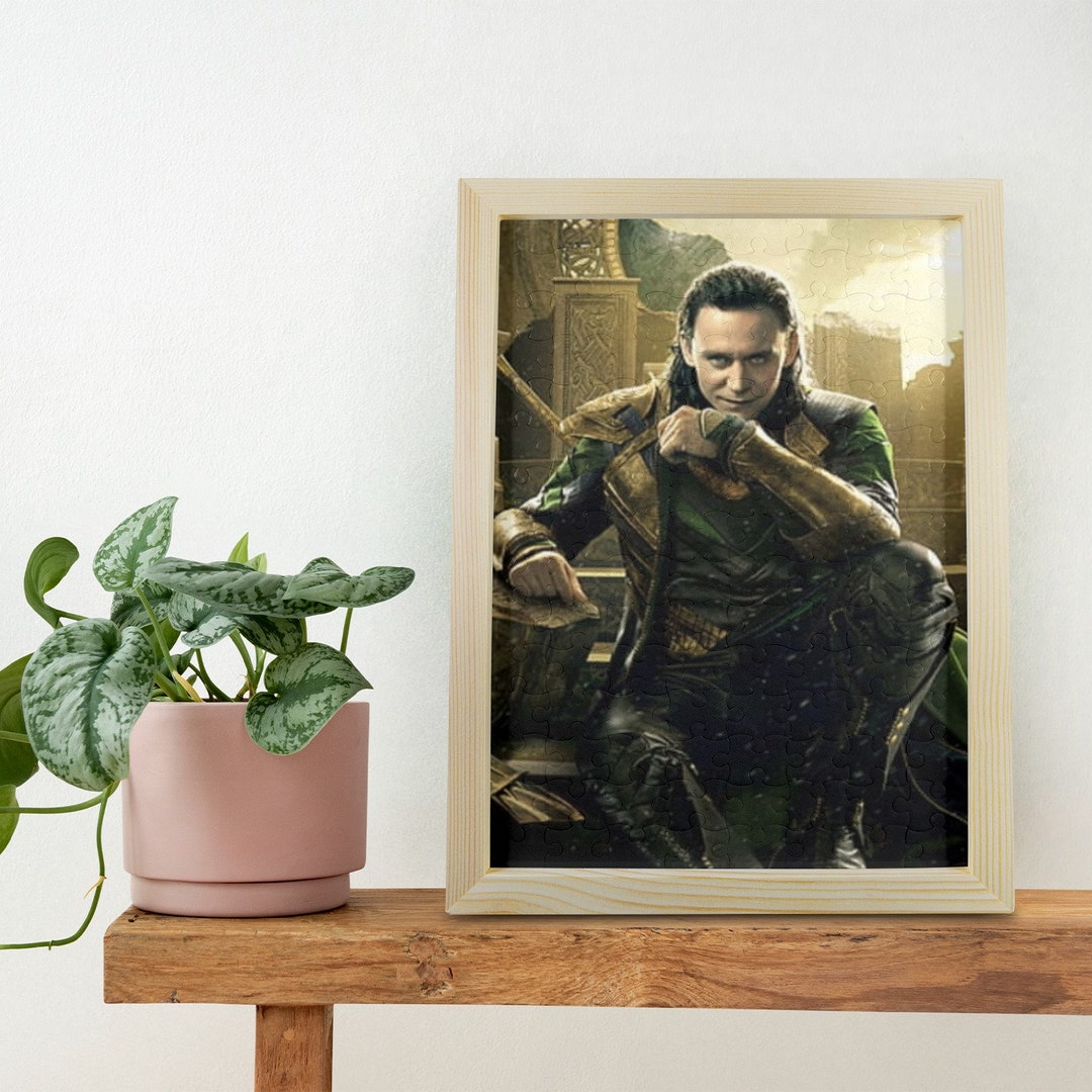 Loki Jigsaw Puzzle 120 Pieces Wooden Frame Gifts Birthday Mothers ...