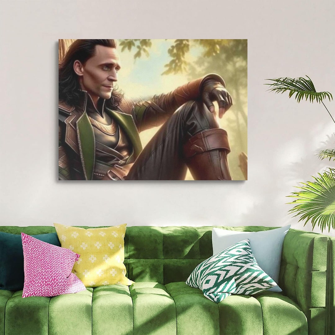 Loki Wall Canvas Art Print Decor Birthday Gifts Mothers Fathers Day - Etsy