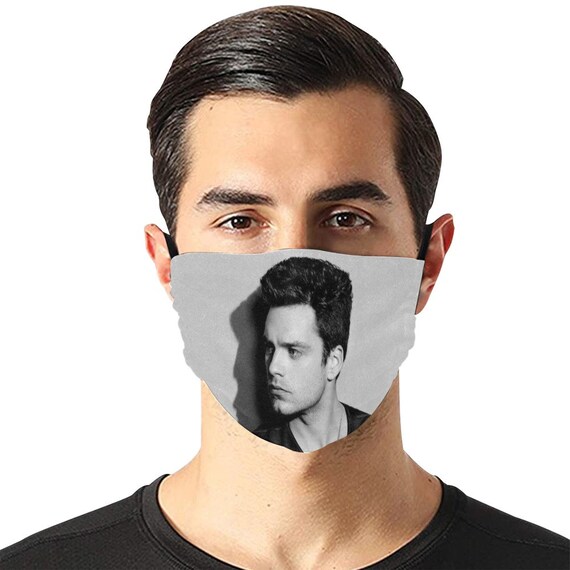 Sebastian Stan Face Mask Captain America Cotton Covering Cover | Etsy