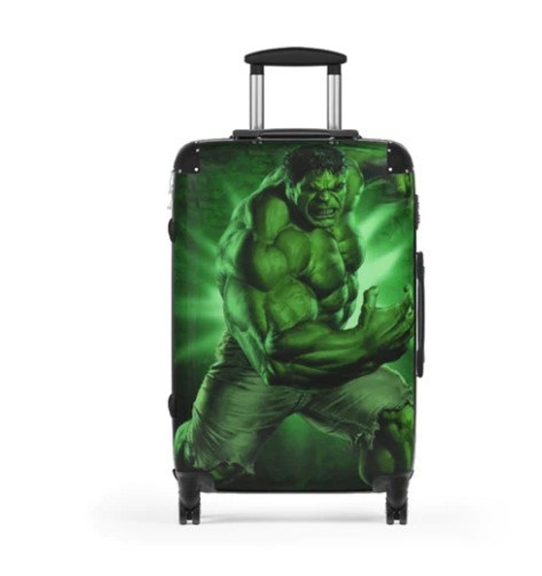 Hulk Suitcase Cabin Luggage Travelling Avengers Super Hero Gifts ...