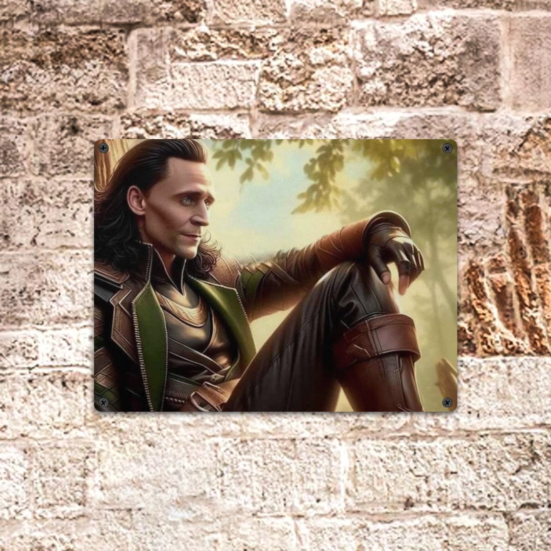 Loki Metal Tin Sign Super Hero Birthday Gifts Valentines Day - Etsy