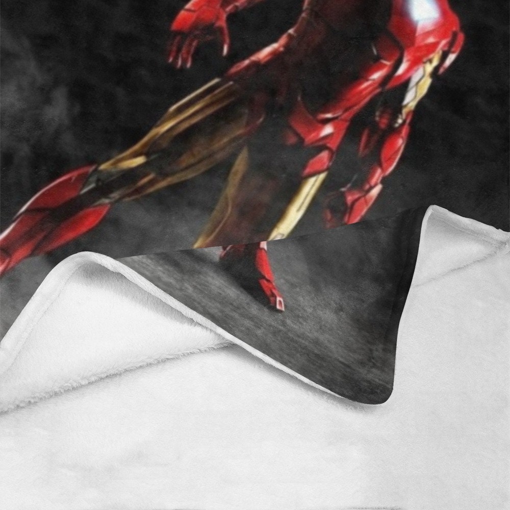 Iron Man Blanket Fleece Travelling Super Hero Birthday Gifts - Etsy UK