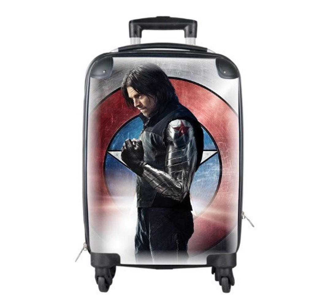 Winter Soldier Suitcase Captain America Shield Cabin Travelling Gifts ...