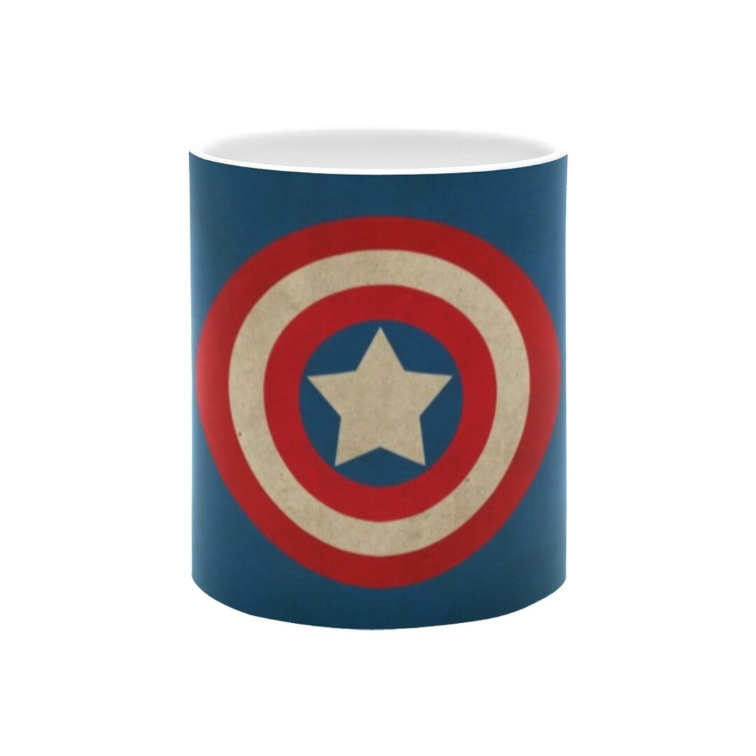 Captain America Shield Mug Cup Super Hero Birthday Gifts Mothers ...