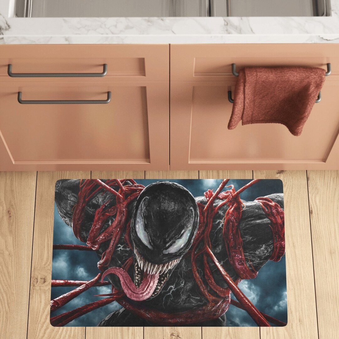 Venom Kitchen Mat Rubber Material Super Hero Birthday Gifts Anniversary ...
