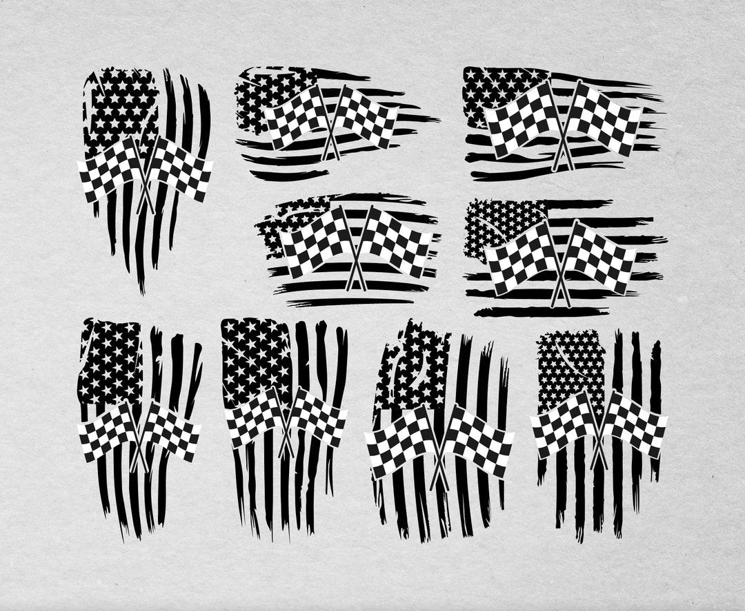Racing Flag Svg, Nascar Flag Checkered Flag Svg, Racing American Flag ...