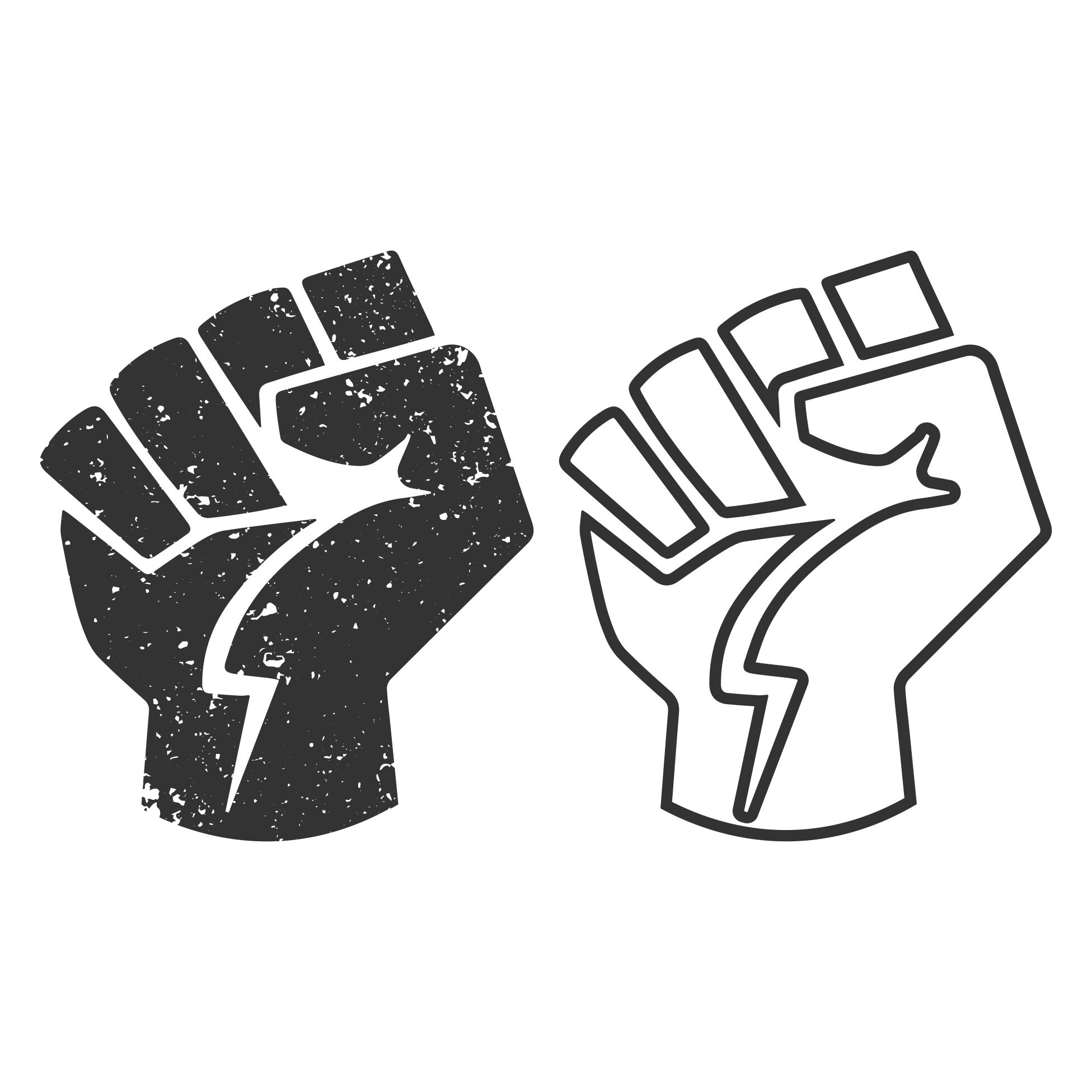Fist Svg, BLM Svg, Black Lives Matter Fist Svg, Dxf, Eps, Ai, Vector ...