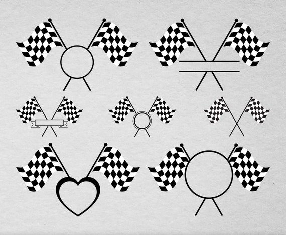 Racing Flag Svg Nascar Flag Checkered Flag Svg Racing Flag | Etsy