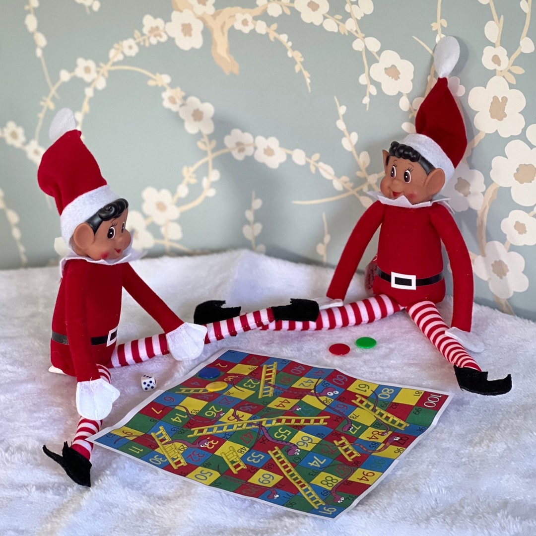 Elf Snakes and Ladders Game. Elf Props Perfect for Elf on - Etsy