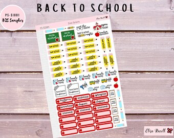 School Year Planner Stickers - Etsy