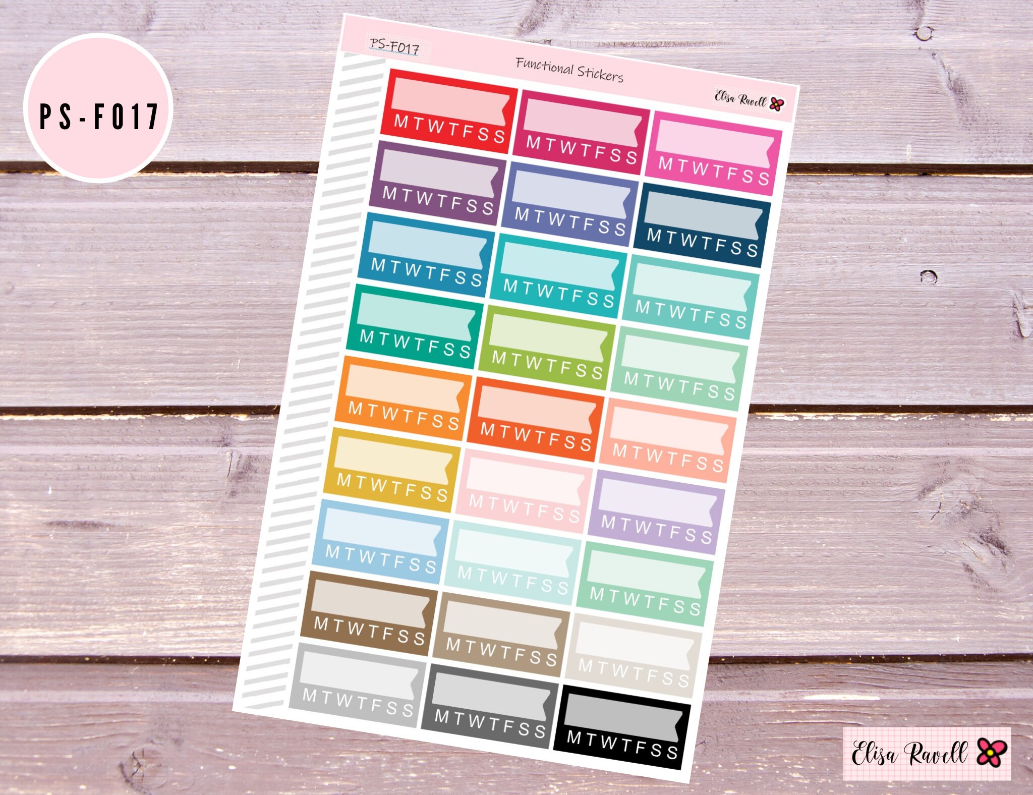 Habit Tracker Planner Stickers Functional Stickers Erin - Etsy