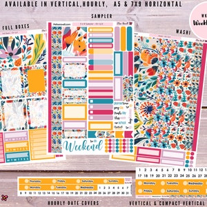Weekly Planner Stickers Kit for Erin Condren Vertical Horizontal Hourly ...