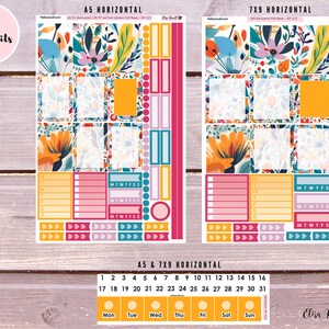 Weekly Planner Stickers Kit for Erin Condren Vertical Horizontal Hourly ...
