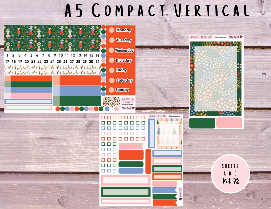 Christmas Story Holiday Winter A5 Compact Vertical - Etsy