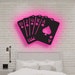 Poker Wall Art, Poker Neon Sign, Poker Room Decor, Casino Sign Led ...