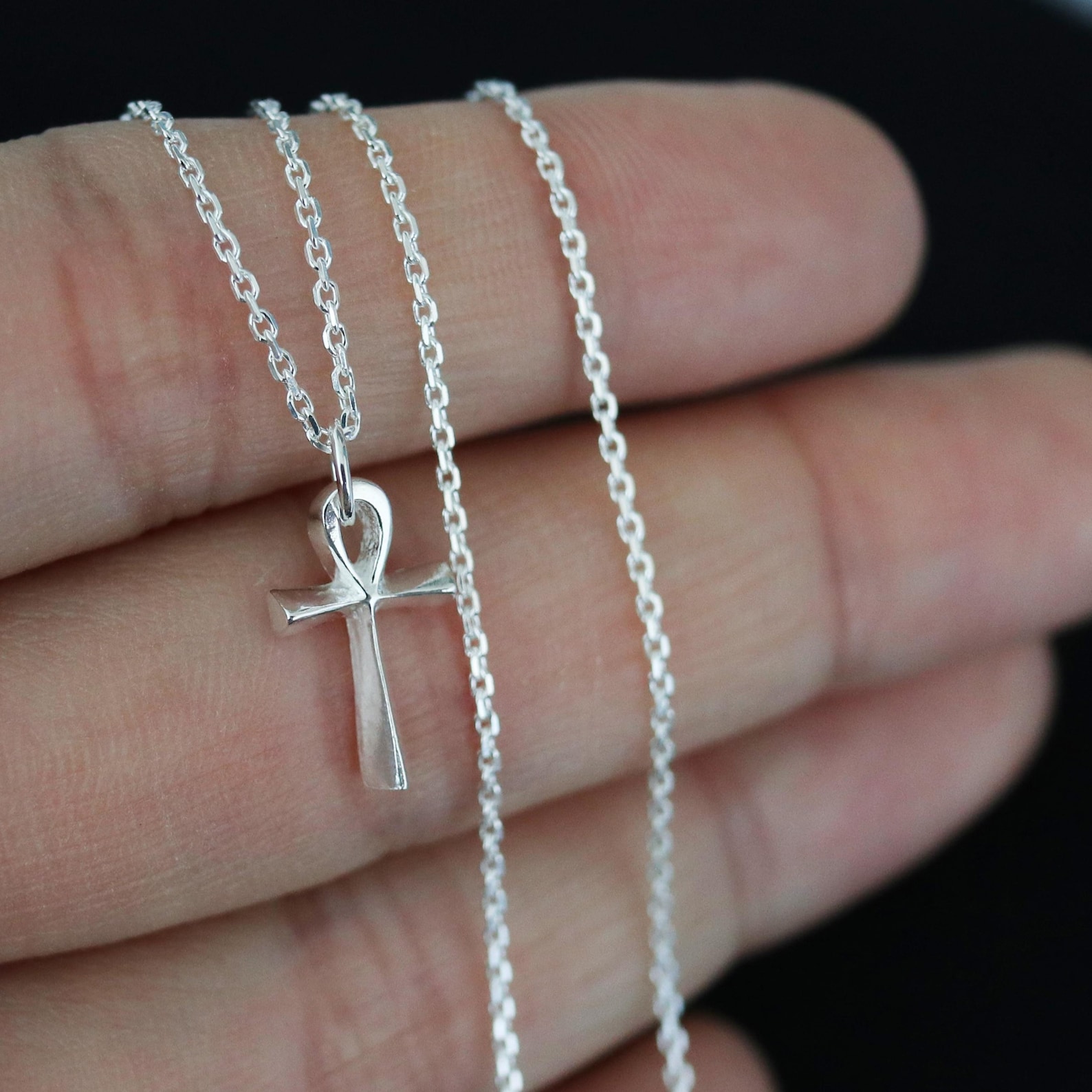 Sterling Silver Cross Pendant, Small Cross Pendant, Cross Jewelry ...
