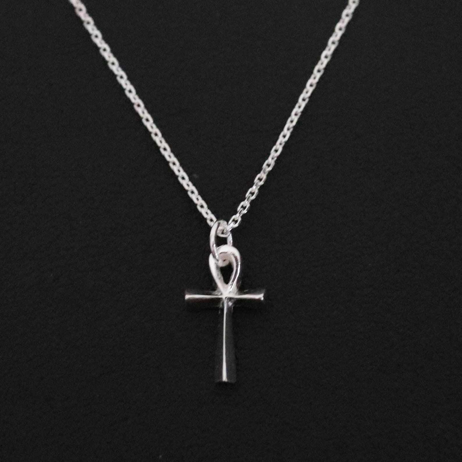 Sterling Silver Cross Pendant, Small Cross Pendant, Cross Jewelry ...