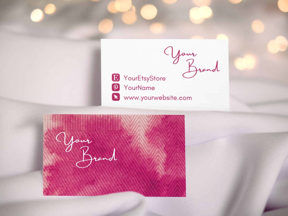 Double Sided Business Card Editable Canva Template For Small Etsy double-sided-business-card-editable-canva-template-for-small-etsy