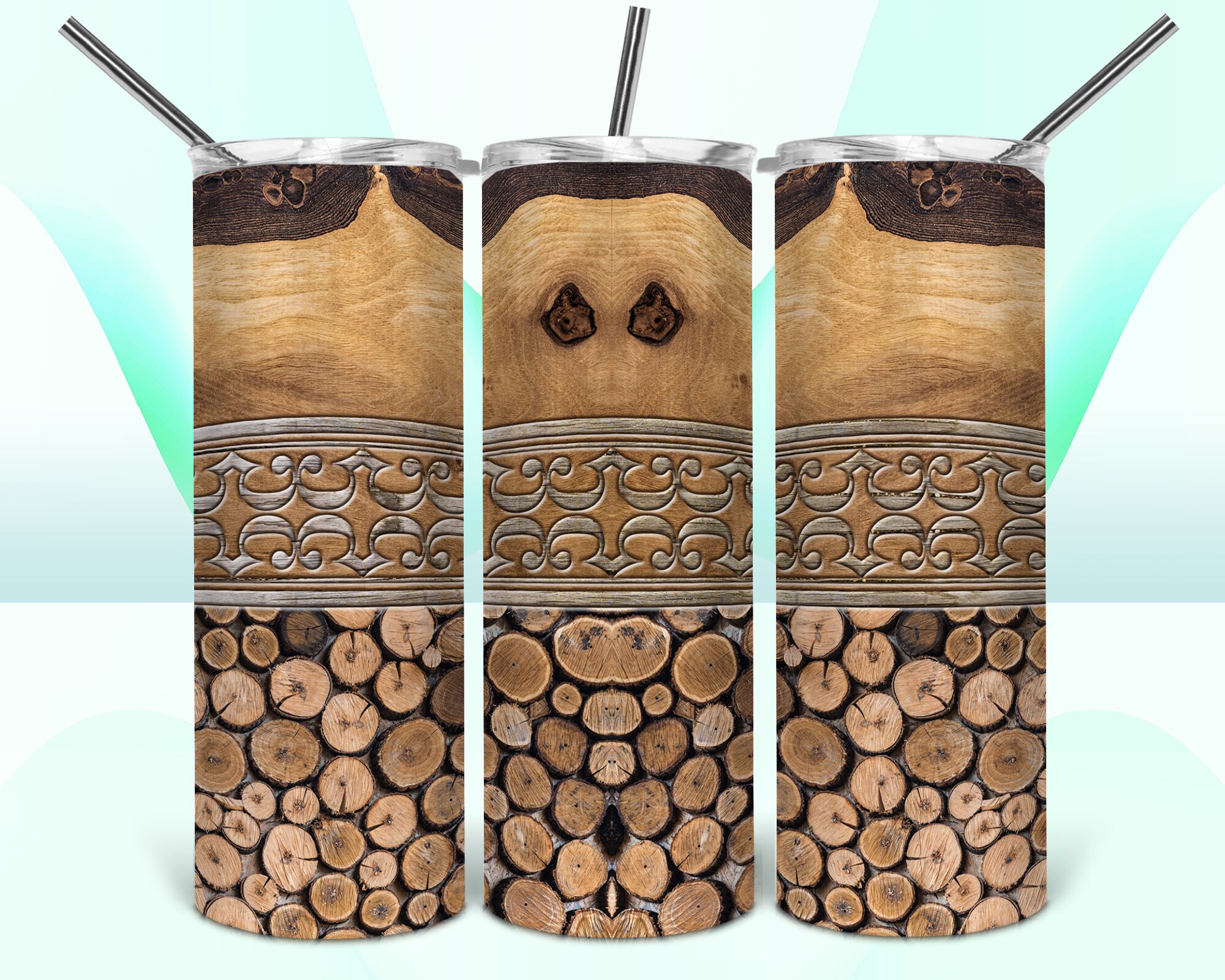 Becher Design Holz Textur PNG Sublimation Tumbler 20oz Holz | Etsy