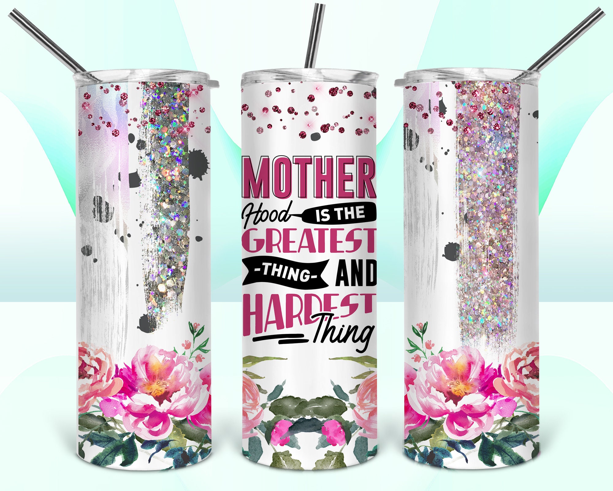 10 Tumbler Designs Bundle Mothers Day Png Sublimation Tumbler Etsy